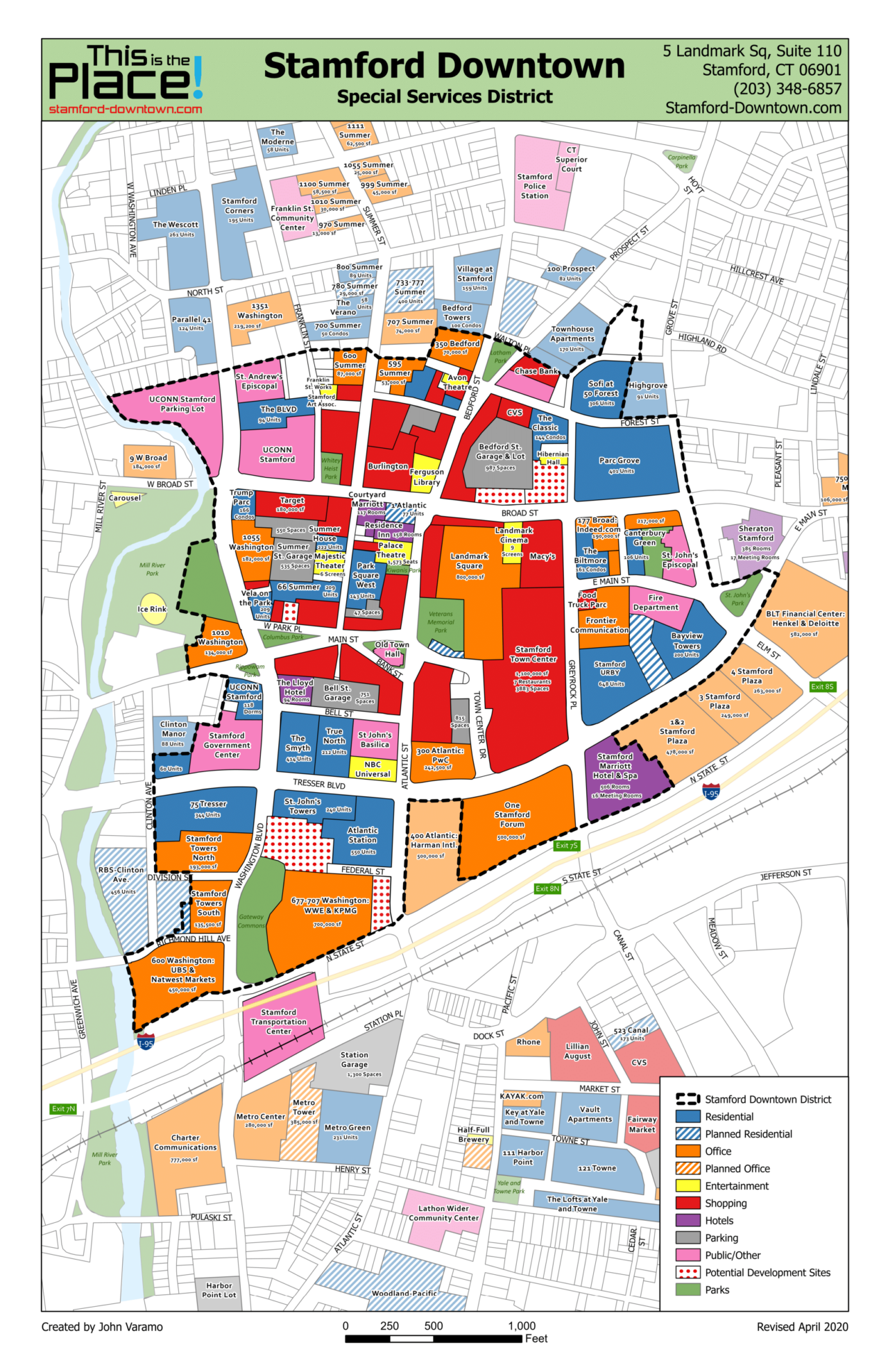 District Map - Stamford Downtown